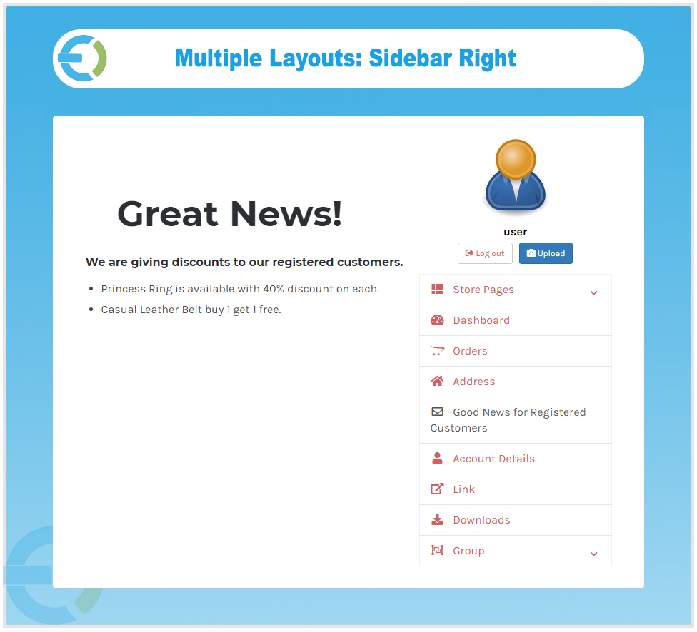 Woocommerce My Account Page Plugin Edit And Customize Account Page By